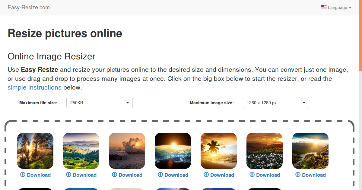 Resize Any Photo Image And Picture For Free Online Easy Resize